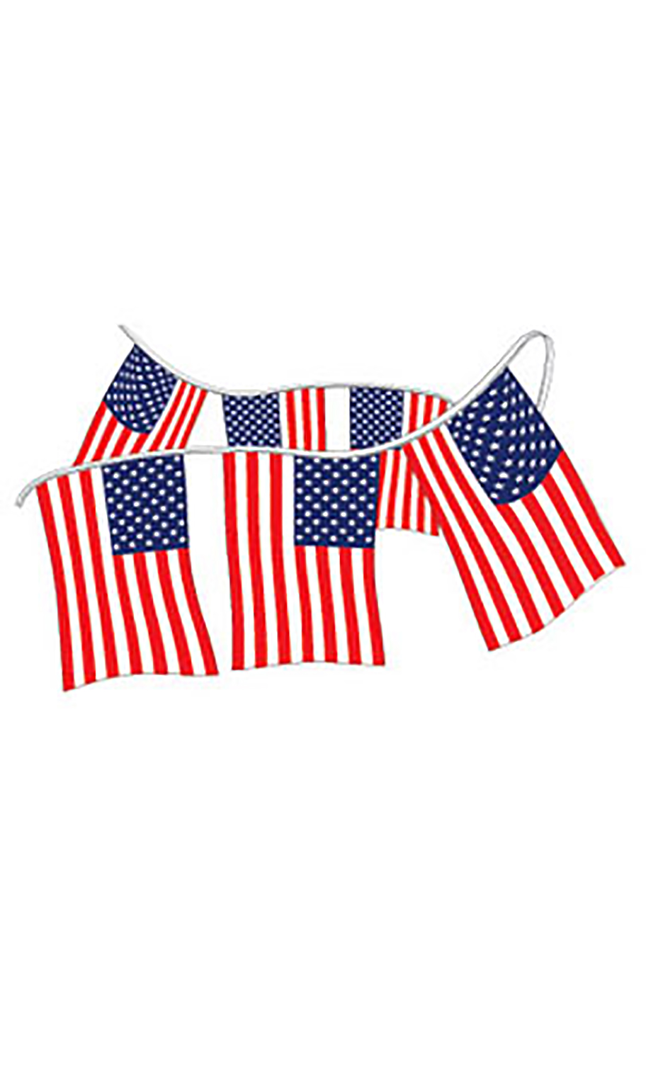 Cloth American Flag Pennant | SSW Dealer Supply