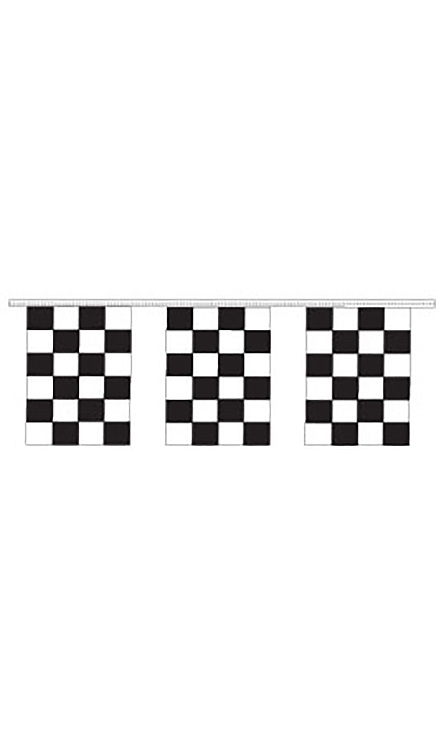Black/White Checkered Square Pennant | SSW Dealer Supply