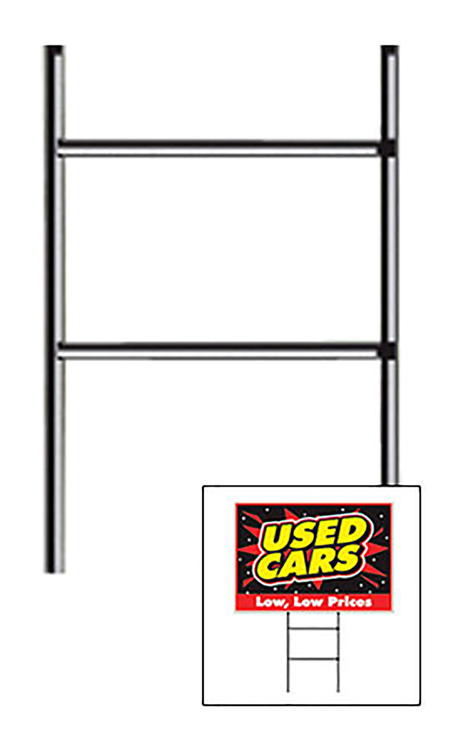 Curb Display Sign Holder - Store Supply Warehouse