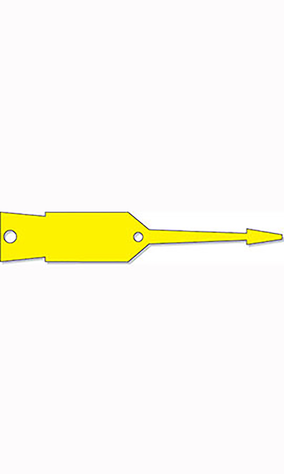 Small Yellow Arrow ID Tags | SSW Dealer Supply