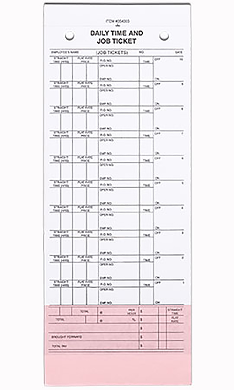 Technician's Daily Job Tickets | SSW Dealer Supply