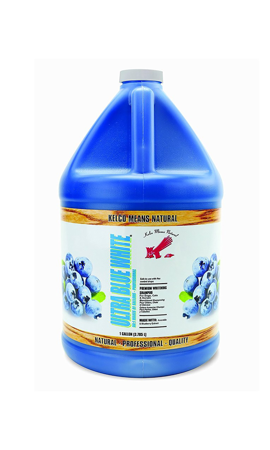 Kelco Ultra Blue White Shampoo Gallon | Love Groomers