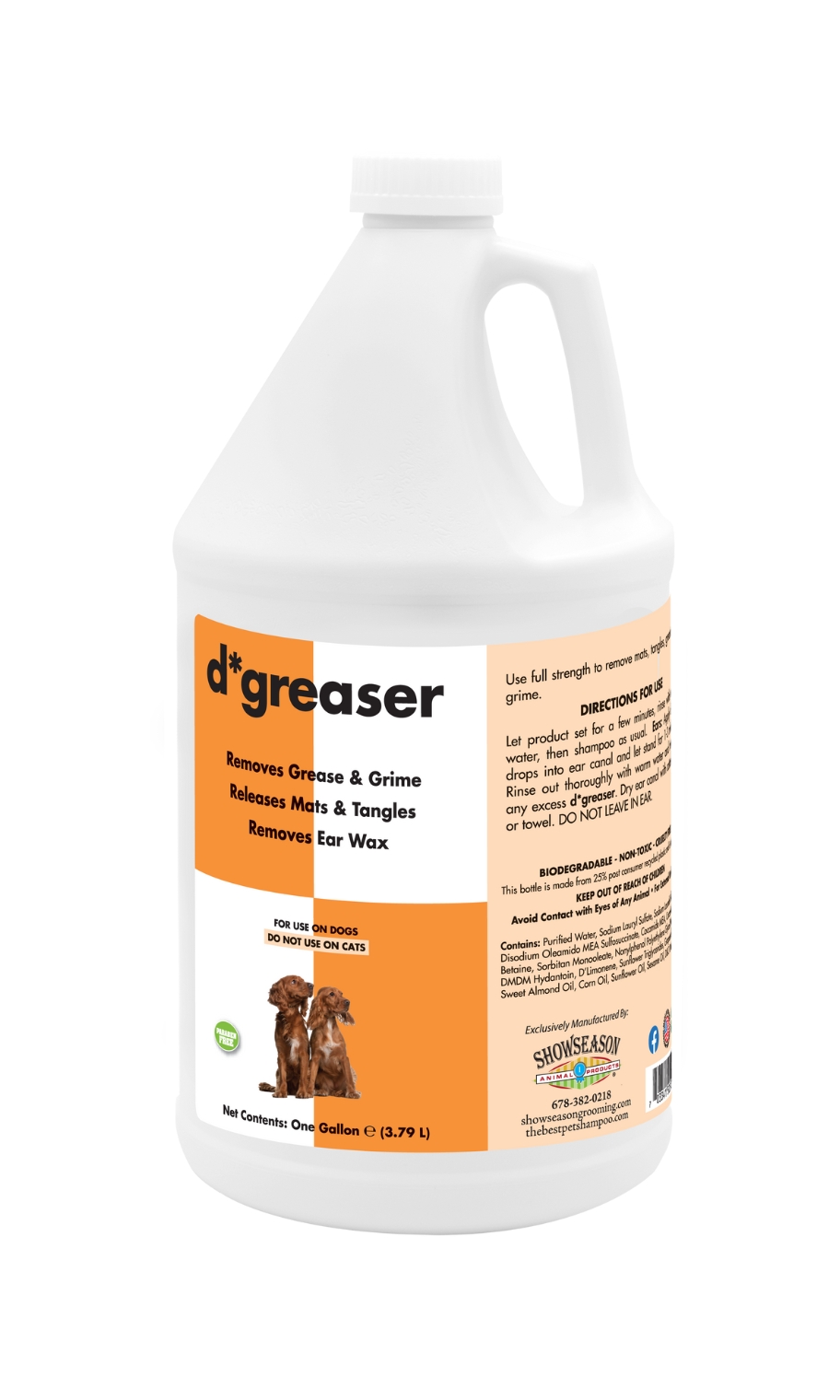 ShowSeason D*Greaser Gallon De-Greaser | Love Groomers