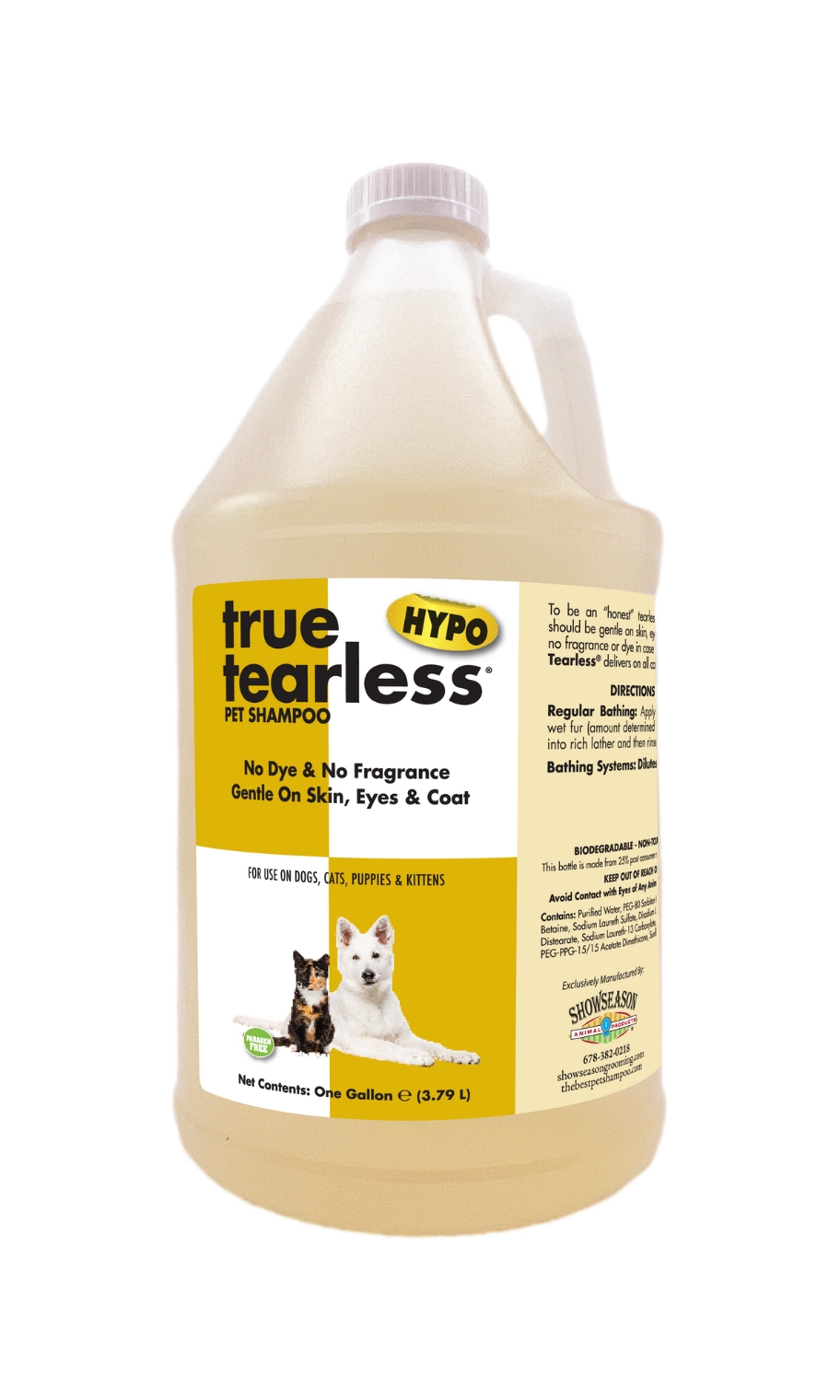 ShowSeason Gallon True Tearless Shampoo | Love Groomers