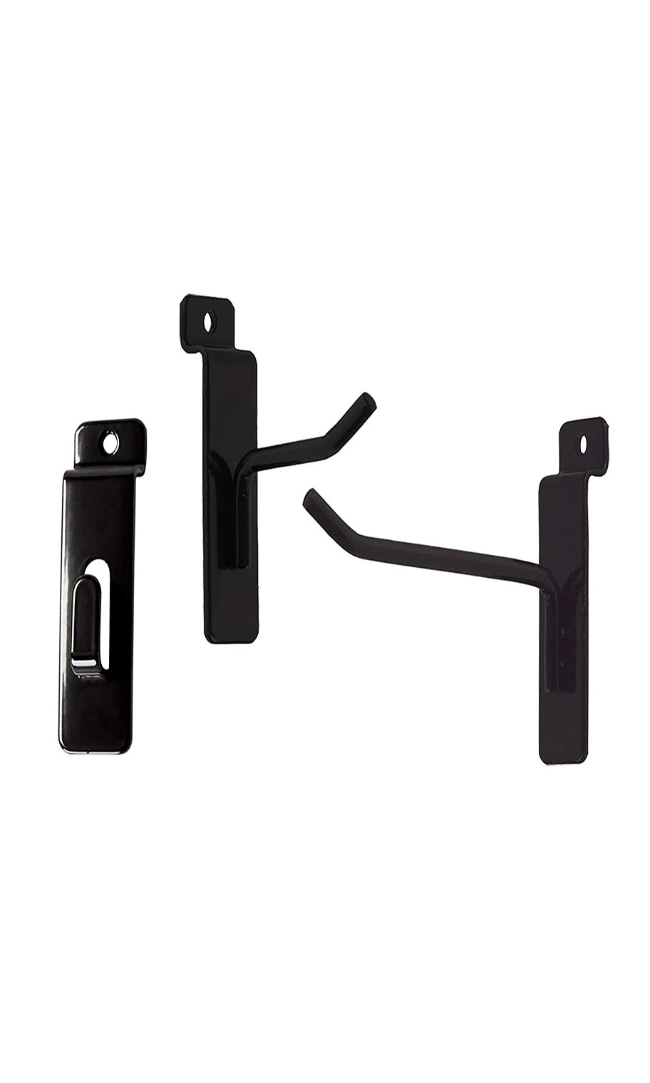 Black Slatwall Hook Bundle - Case of 9 Hooks