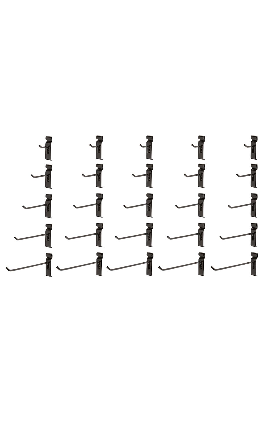 Peg Hooks for Wire Grid Variety Pack - Case of 25