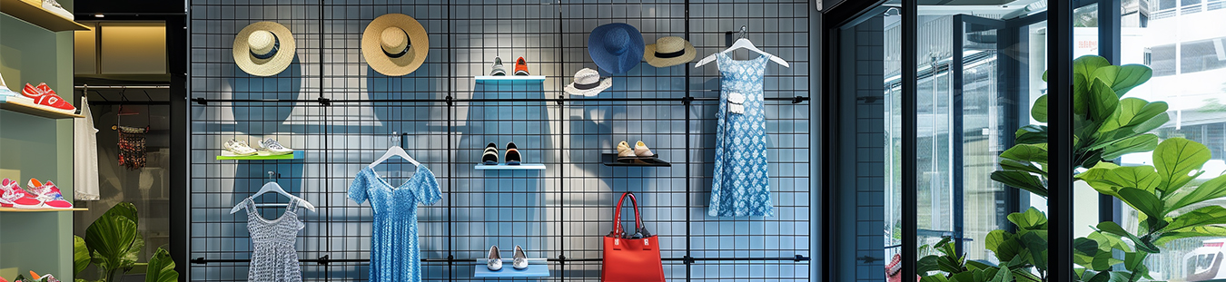 Budget-Friendly Store Design Ideas Using Wire Grids | Store Supply ...