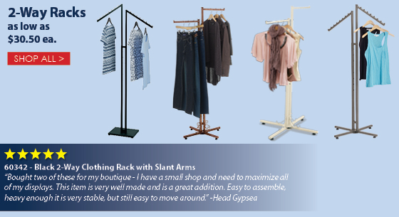 Clothing Racks & Garment Racks | Store Supply Warehouse