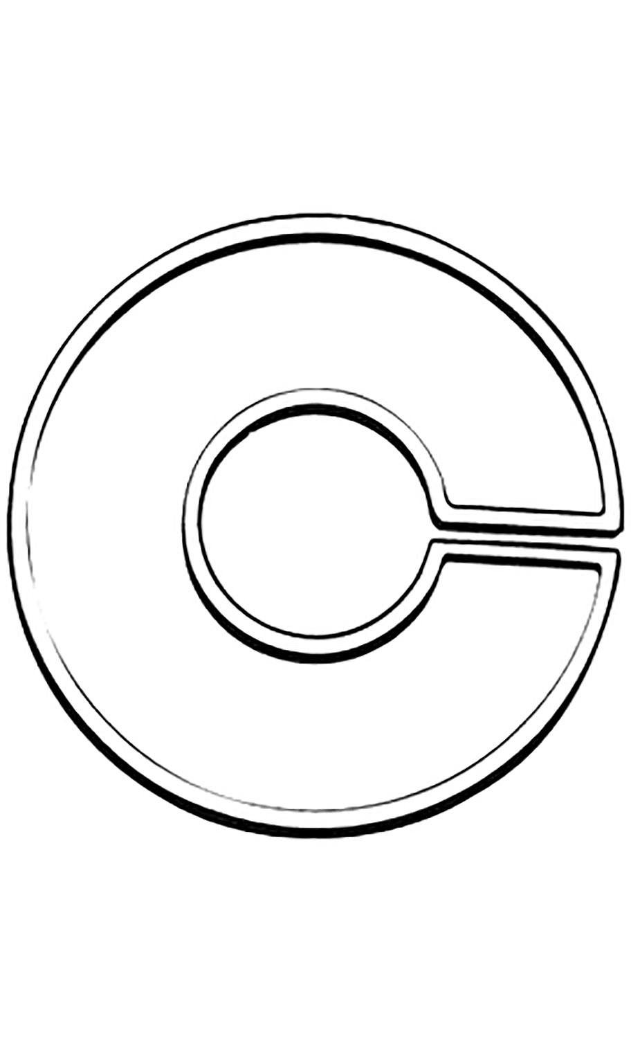 White Round Blank Size Dividers - Pack of 20