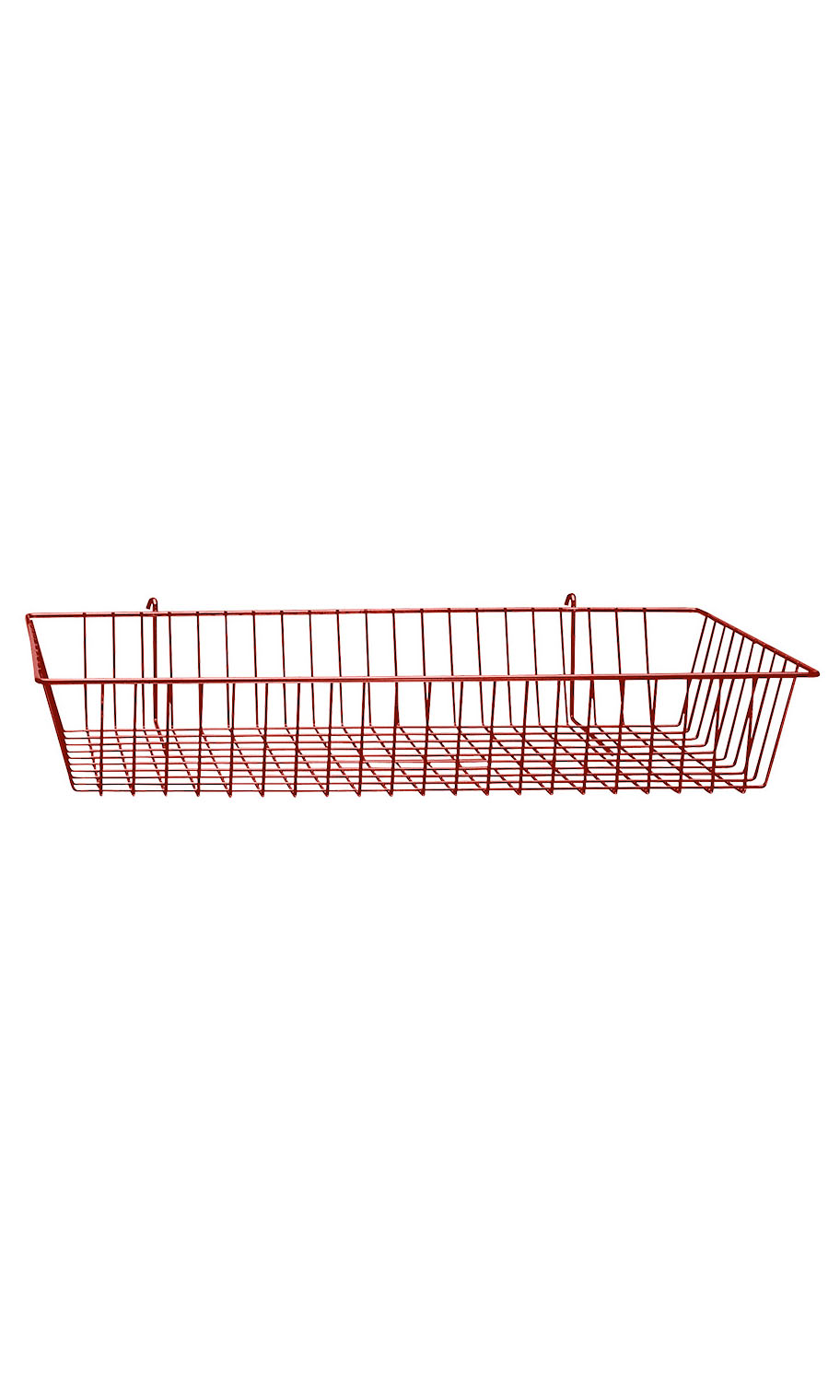 Berry Red 24x12x4 Mini-Grid Basket - Store Supply Warehouse