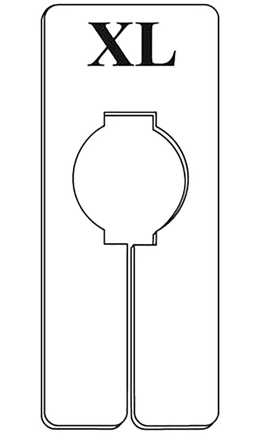 Wholesale 'XL' Rectangular Size Dividers - Extra Large | Store Supply