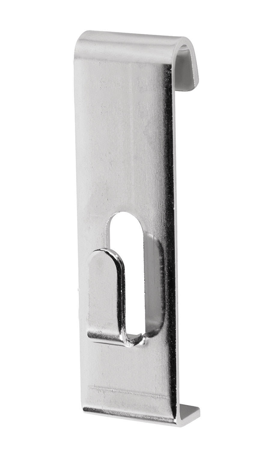 Chrome Notch Hook for Wire Grid Wall & Slat Grid | Store Supply