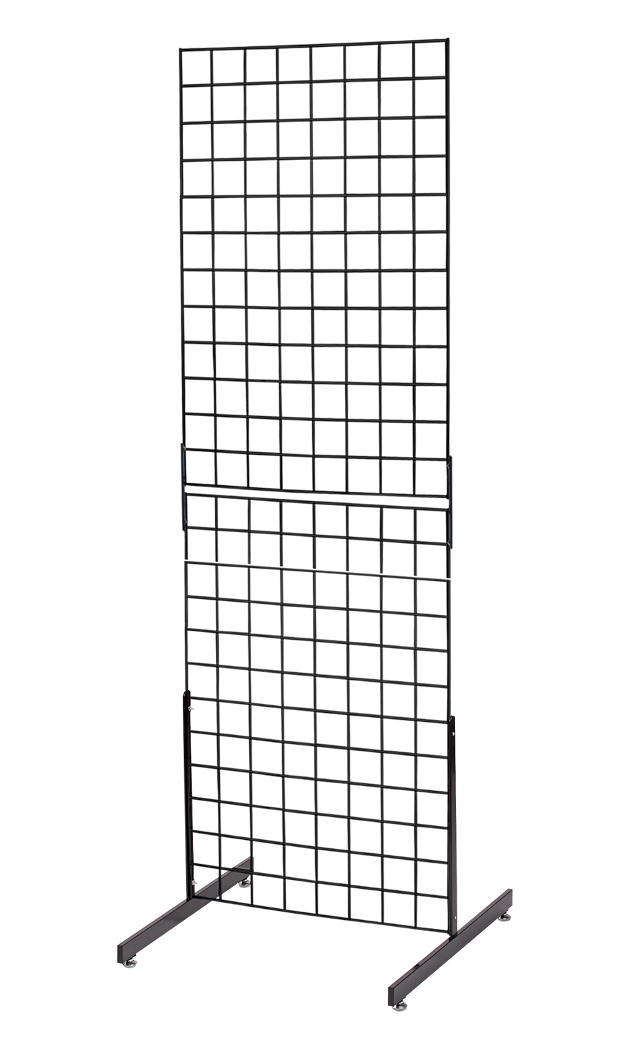 Black Ready to Assemble Standing Wire Screen - Store Supply