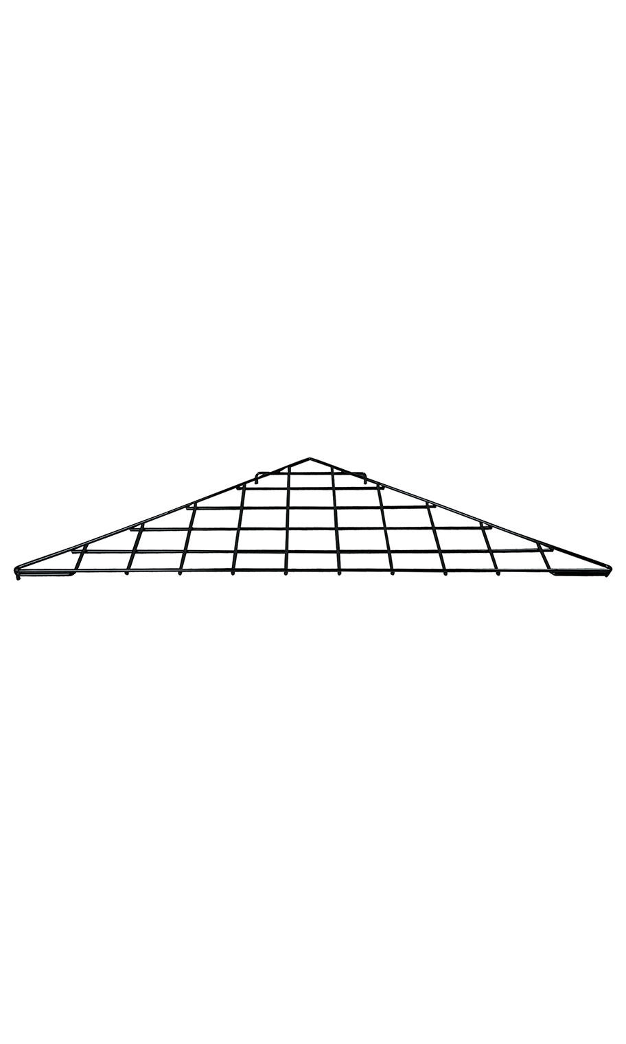Triangle Black Wire Grid Shelf -2 | Simple Retail