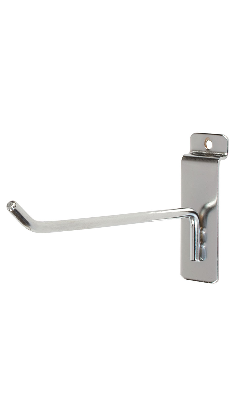 6" Chrome Peg Hooks for Slatwall -50 | Simple Retail