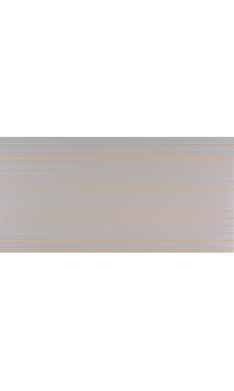 4 Foot x 8 Foot Horizontal Gray Slatwall Panel