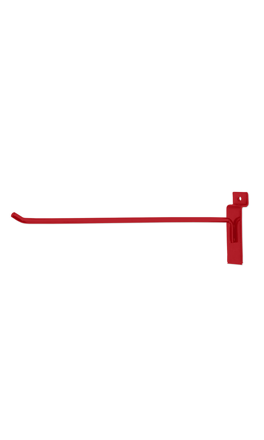 Made to Order 12" Slatwall Peg Hook - Berry Red
