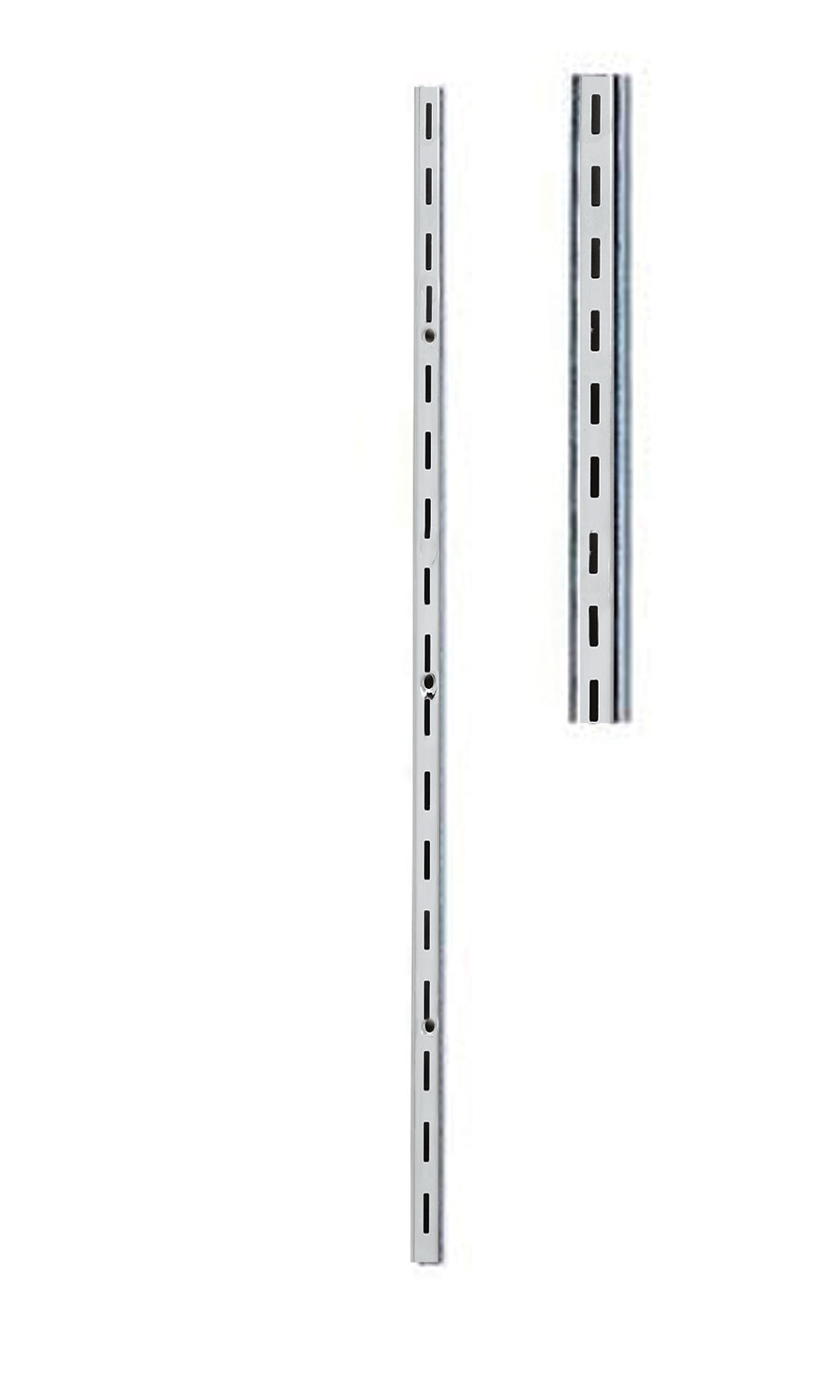 7' Chrome Single Slot Standard for 1/2" Slots