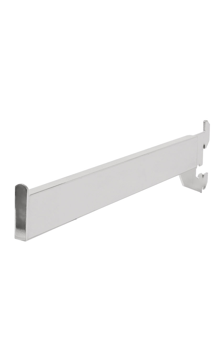 12" Dimensional Straight Chrome Faceout for Slotted Standard | SSW