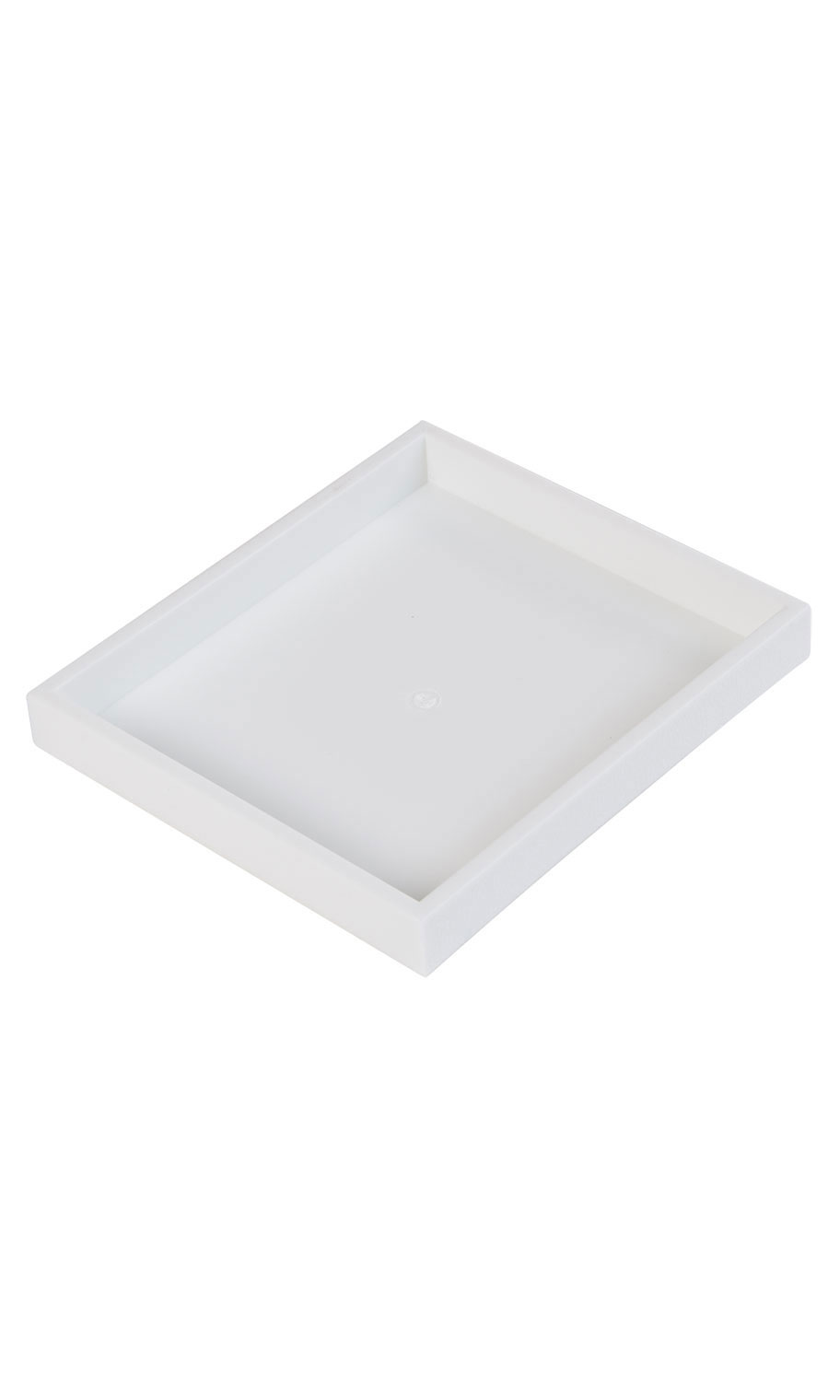 Small White Plastic Stackable Trays | Store Supply Warehouse