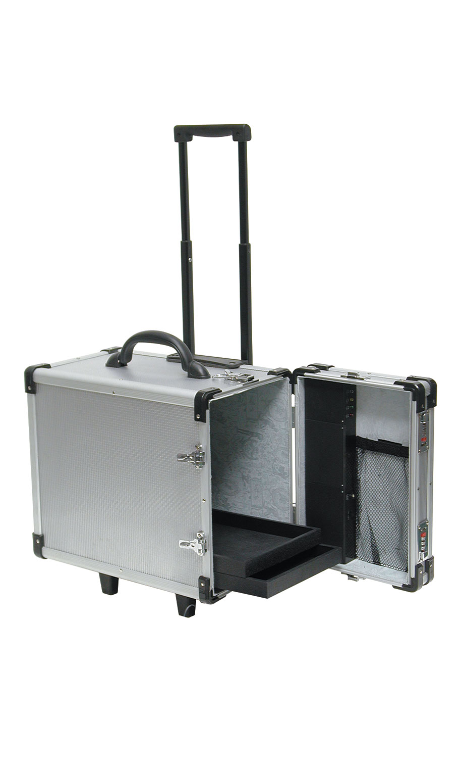 Rolling Aluminum Carrying Case - Store Supply Warehouse