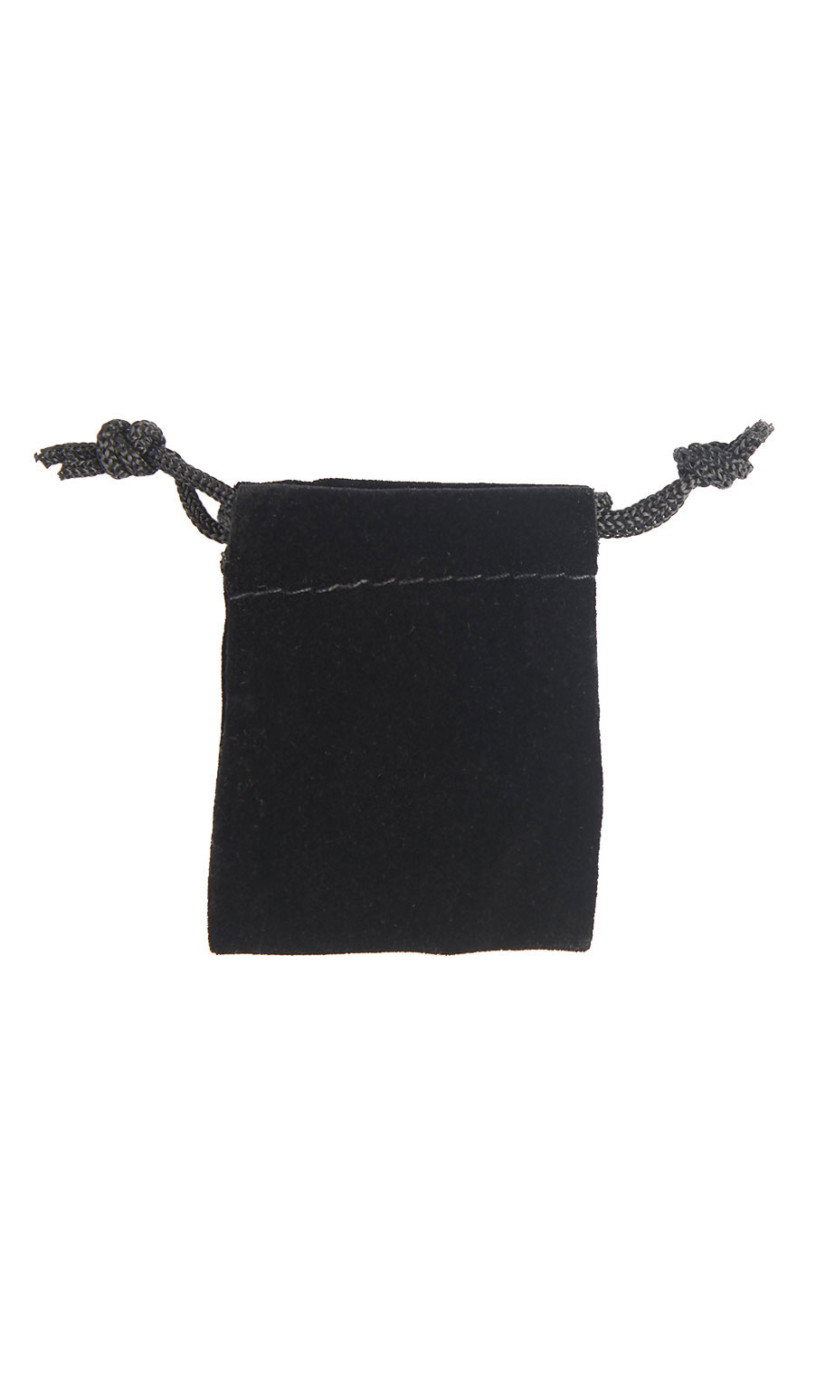 Black Velvet Draw String Pouches- 1-3/4" x 2"