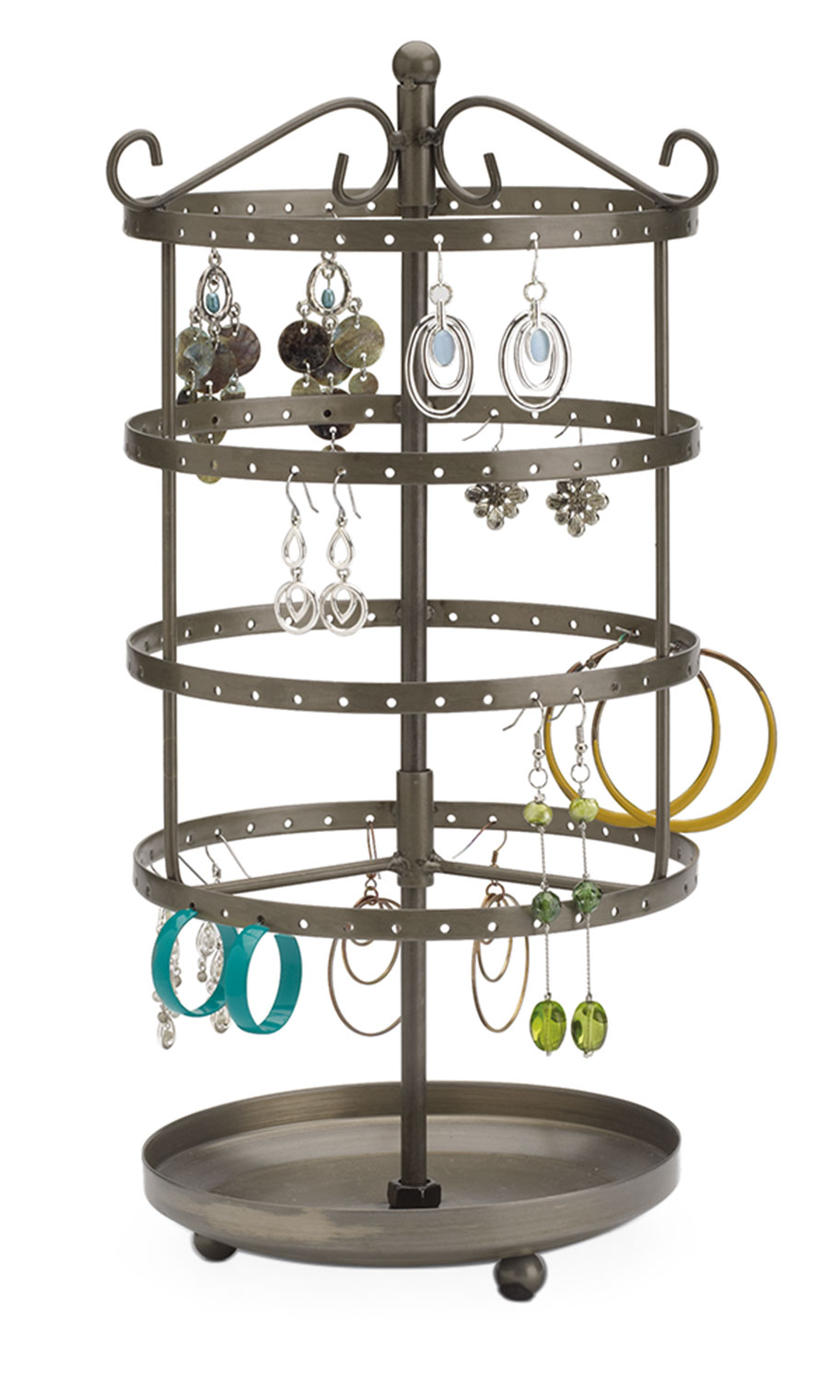 Small Tiered Round Rotating Jewelry Display | Simple Retail