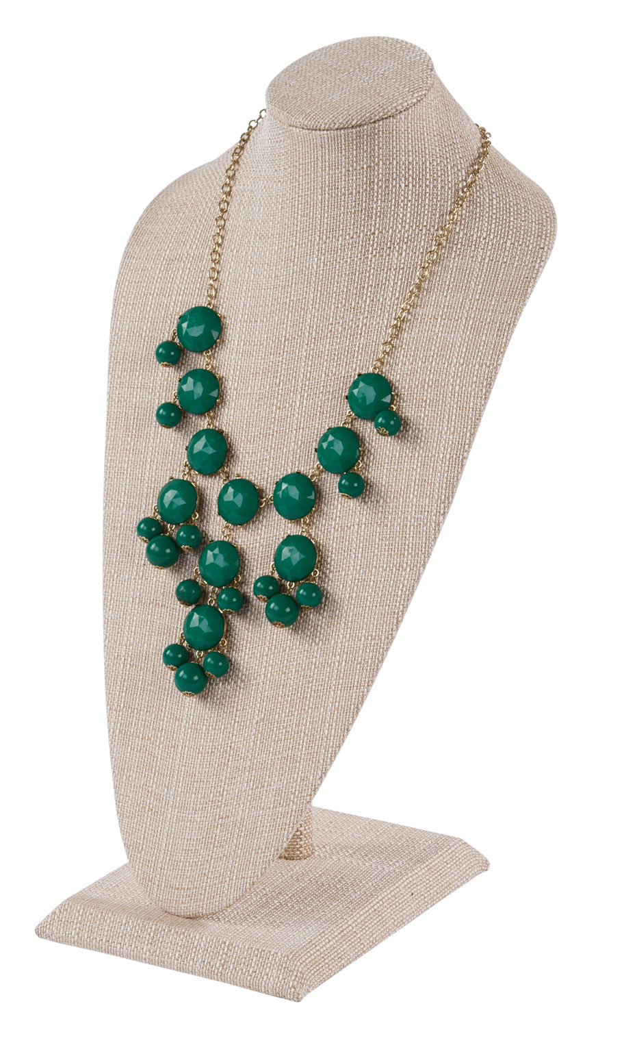 Linen Tall Necklace Display