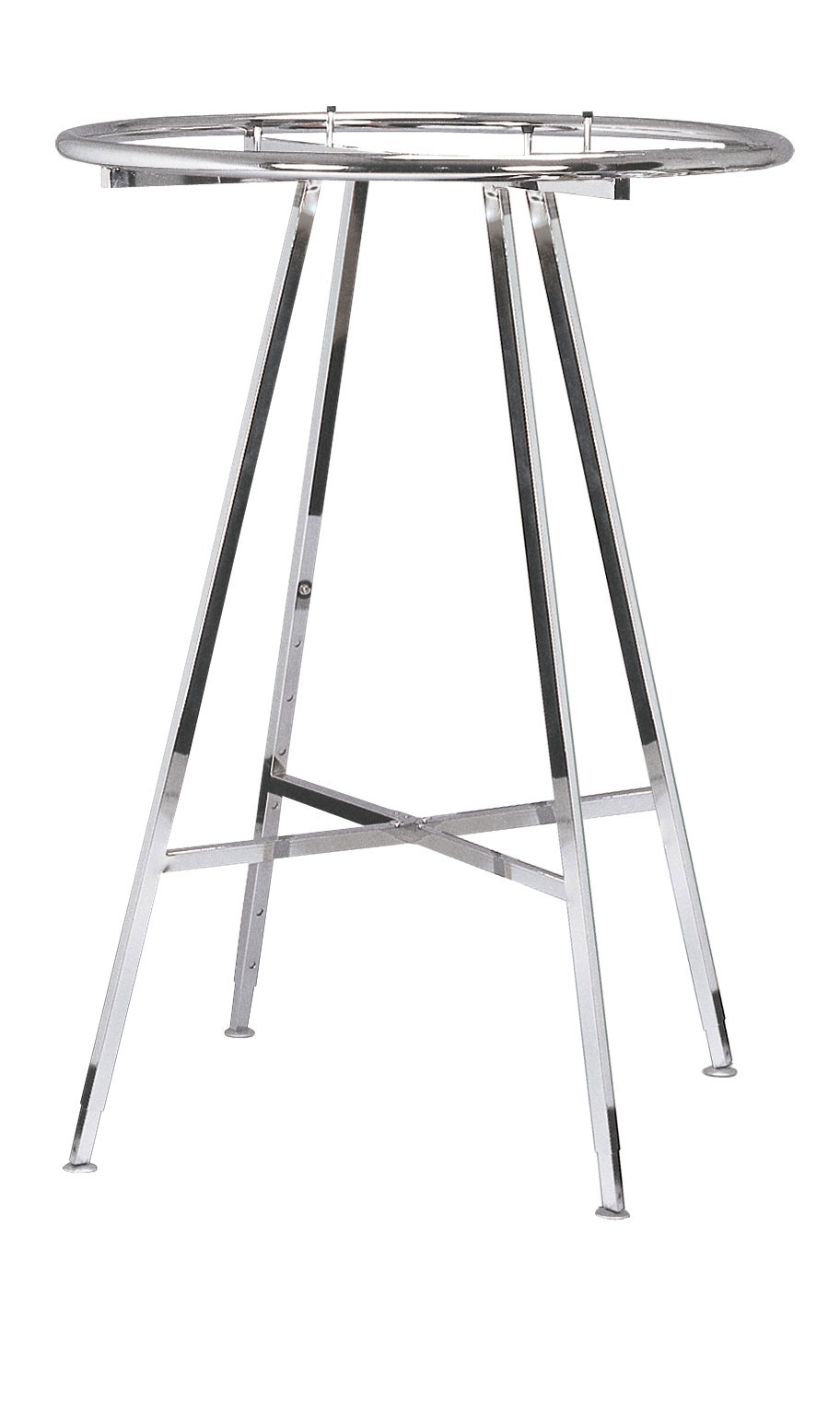 36" Round Clothing Racks - Chrome | Store Supply Warehouse