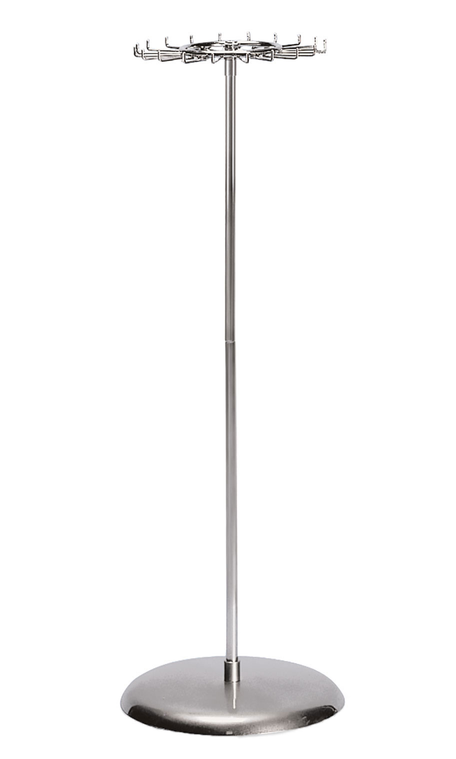 Chrome Revolving Belt, Scarf/Tie Rack