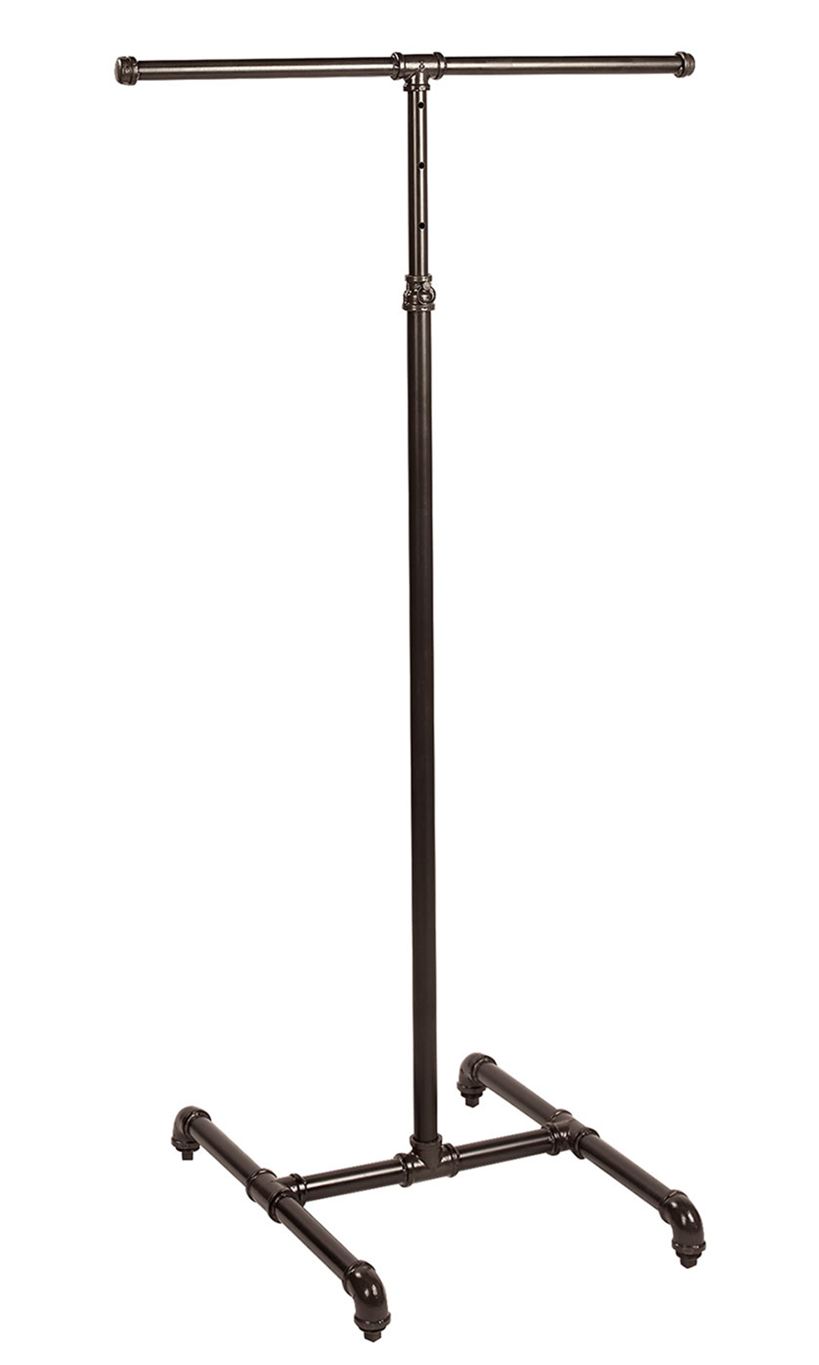 Pipe 2-Way Clothing Rack with Straight Arms