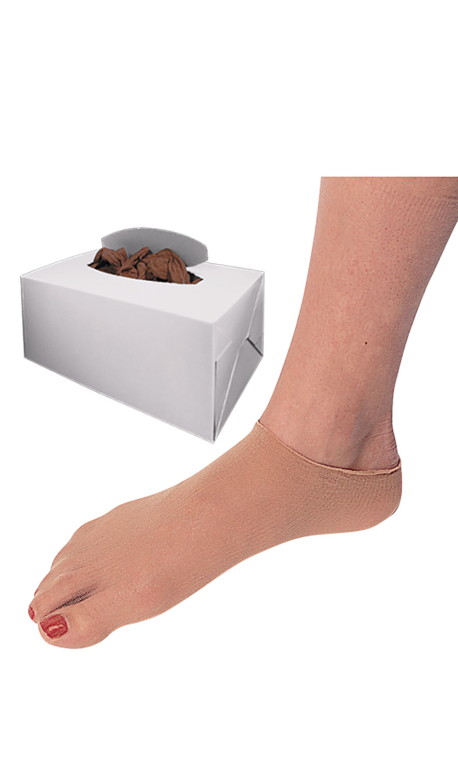 Beige Women's Footlet | Store Supply Warehouse