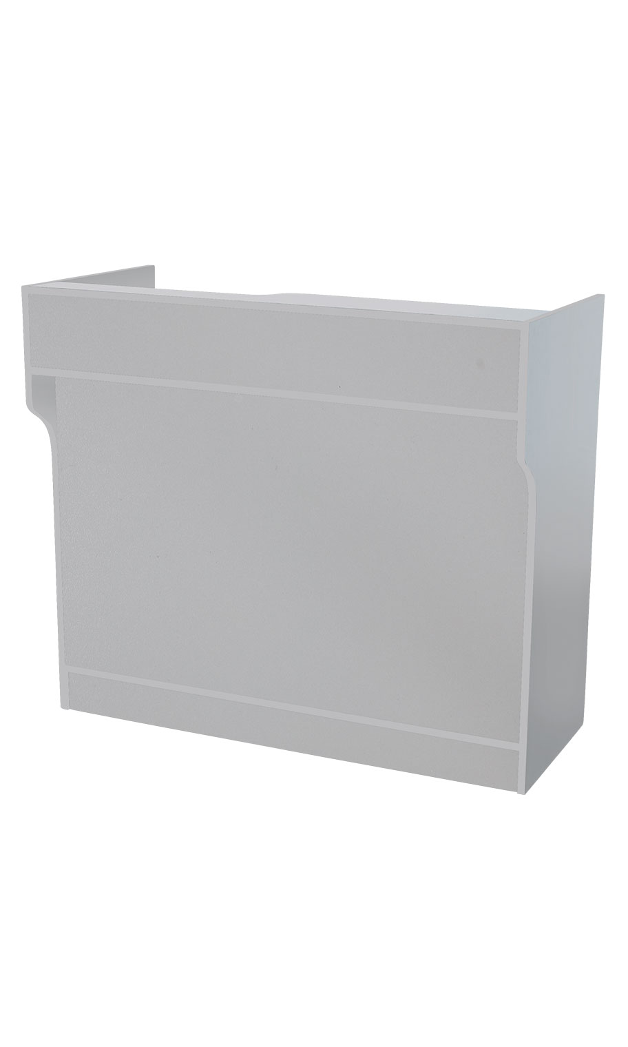 70" Gray Ledgetop Service Counter FA | Store Supply Warehouse