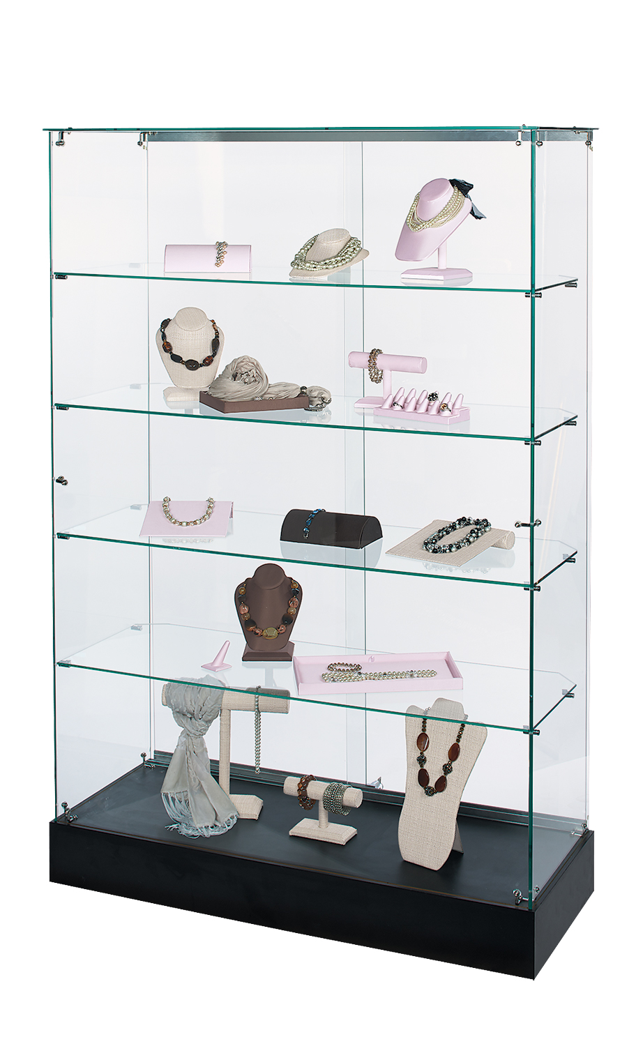 48”W x 72”H Infinity Glass Showcase-Ready To Assemble | SSW