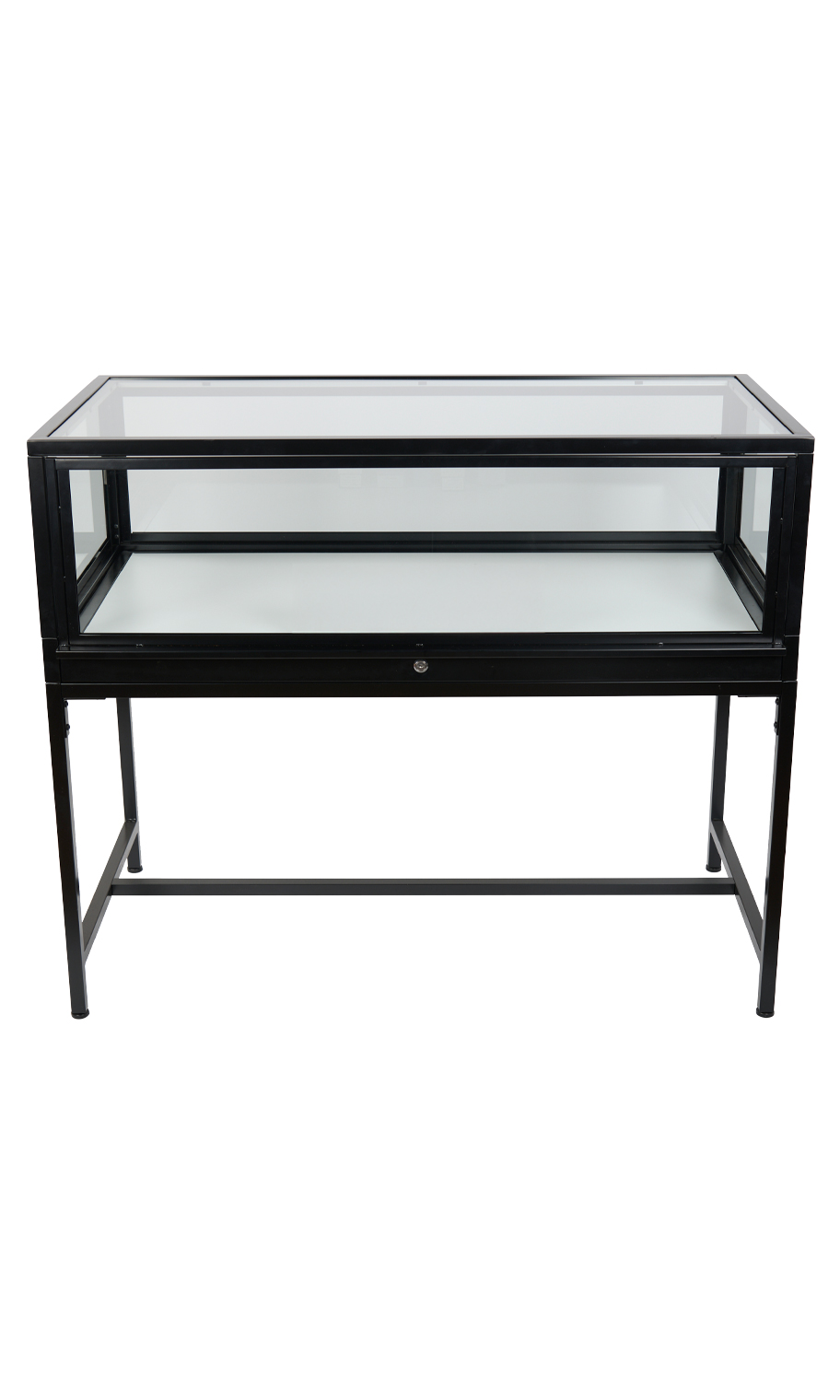 Sliding Drawer Modern Glass Display Case