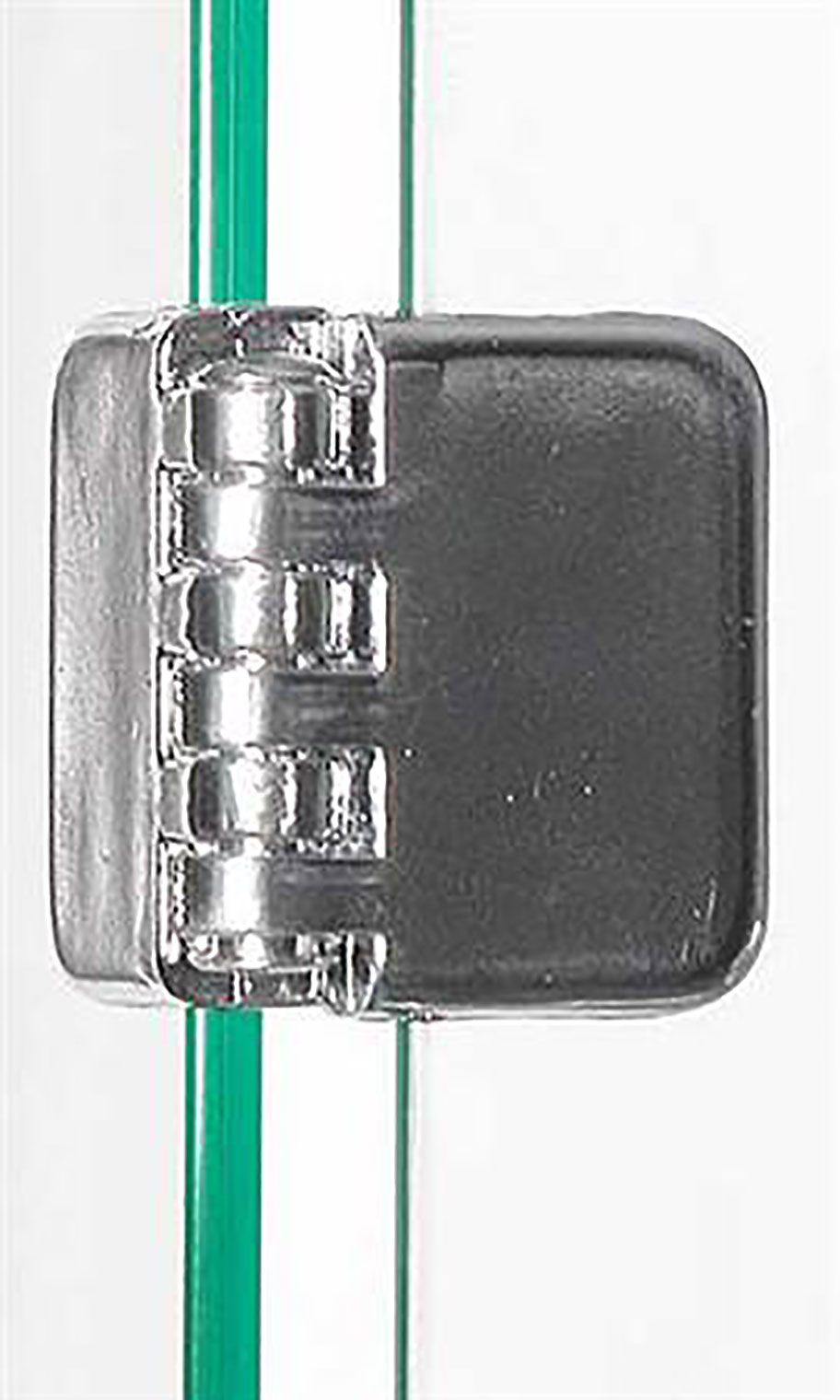 Metal Hinge Clips For 3/16" Tempered Glass Panels