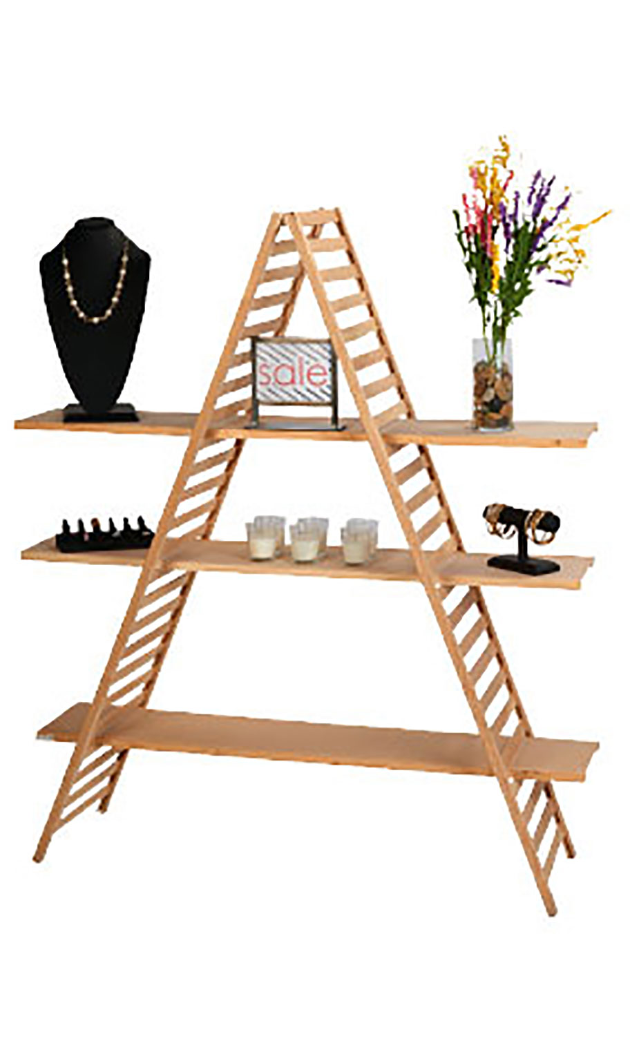 A-Frame Wood Display Unit | Store Supply Warehouse