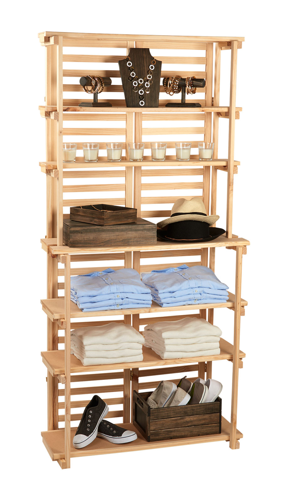 Wooden Baker Rack | Store Supply Warehouse