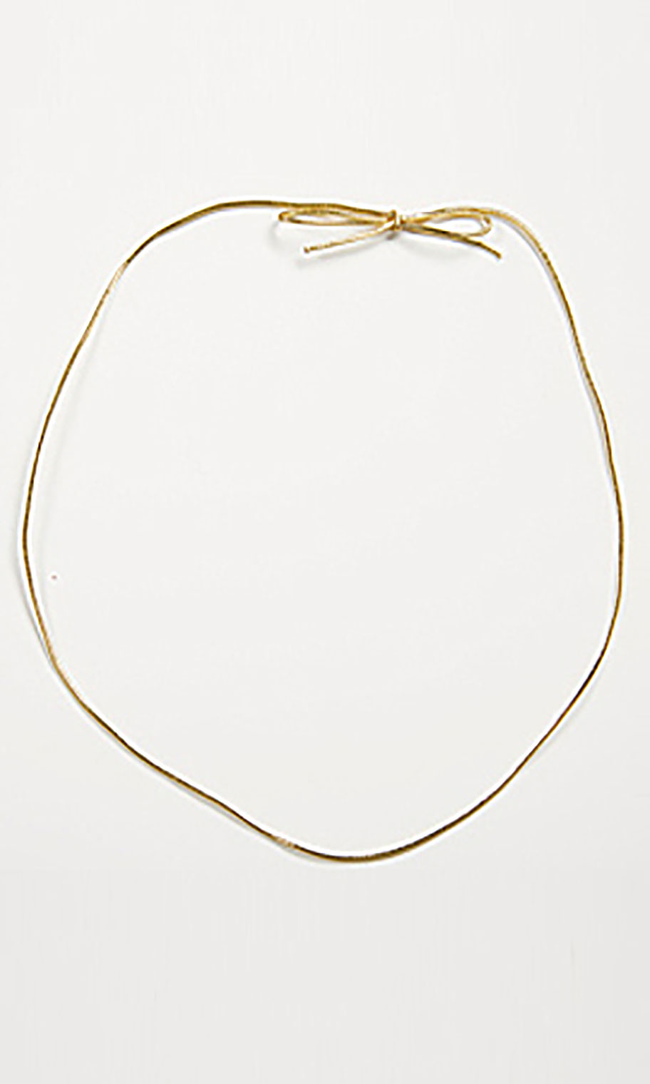 22" Shiny Gold Elastic Stretch Loops | Simple Retail