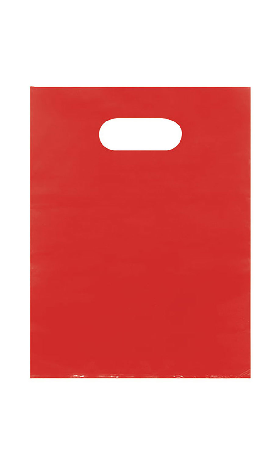 Small Lightweight Low Density Red Merchandise Bags - Case of 1,000 | SSW