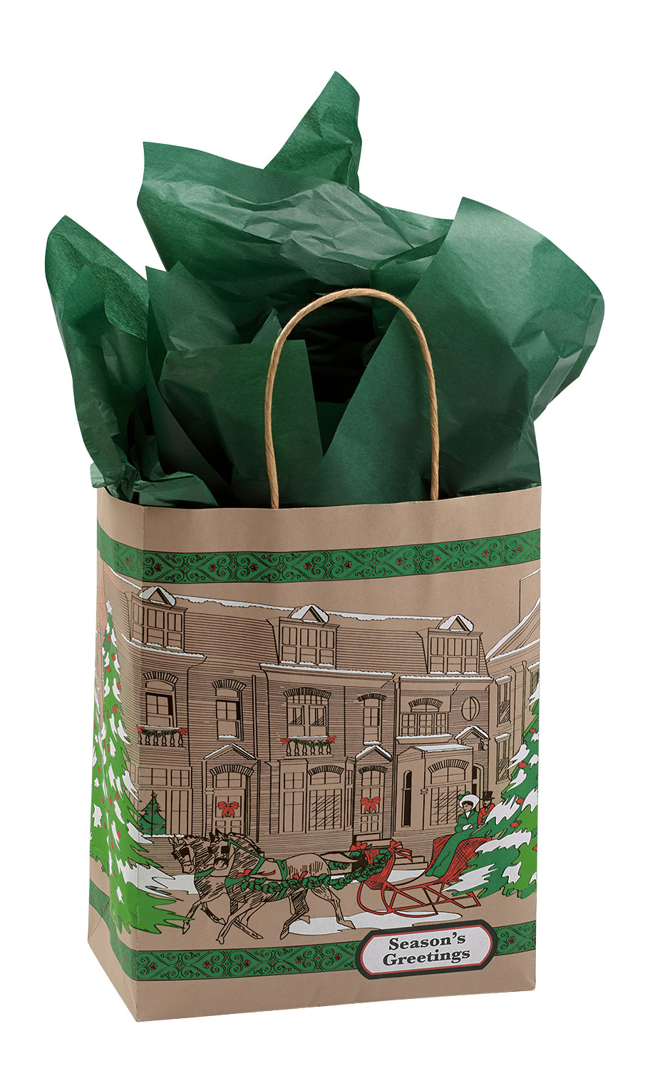 Medium Street Scene Paper Bags 100 | Store Supply Warehouse