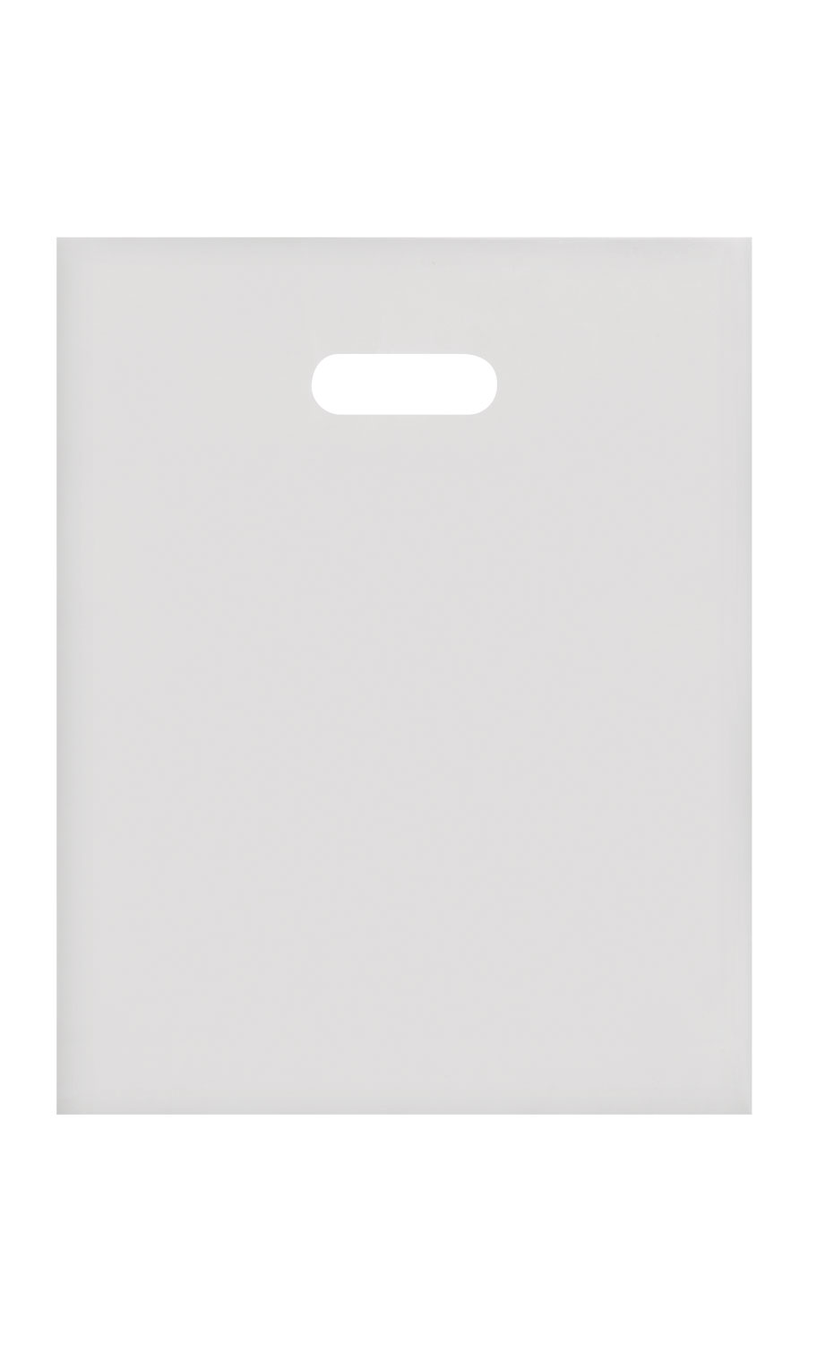 Medium Clear Frosted Plastic Merchandise Bags | Simple Retail