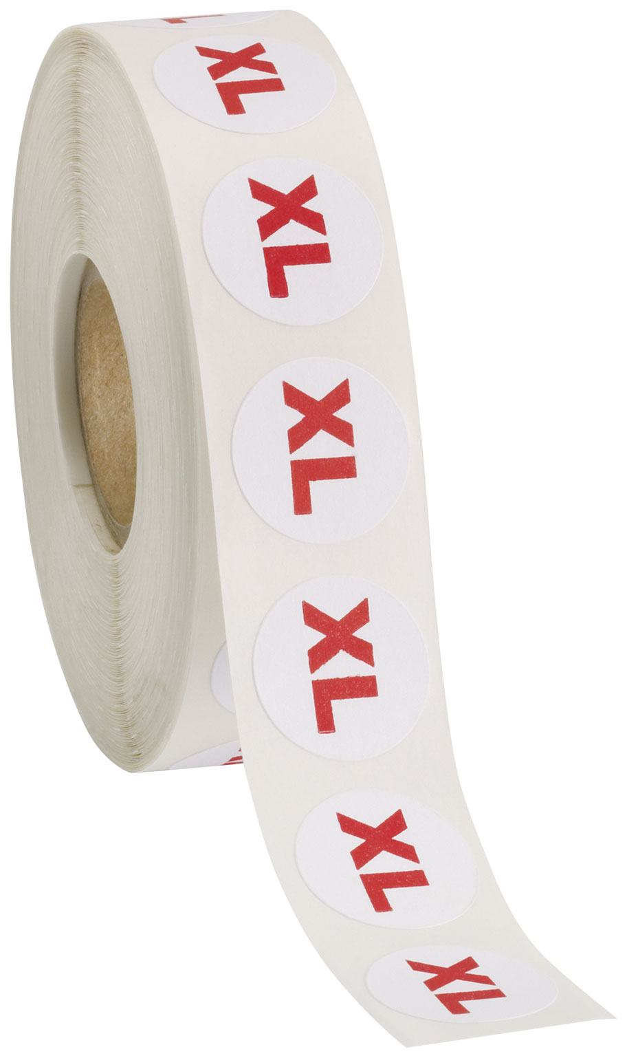 Size XL Self-Adhesive Size Labels - Store Supply